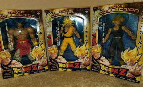 Dragon Ball Z Movie Collection Figures Ss Trunks Ss Broly Ss3 Goku New