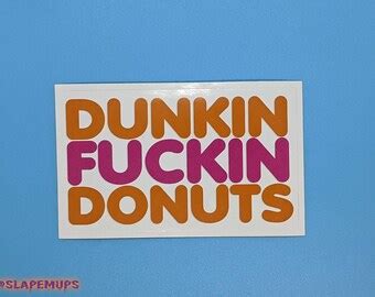 Dunkin Donuts Decal Etsy
