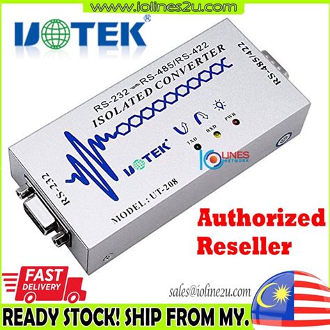 UOTEK UT 208 Industrial RS 232 To RS485 RS422 Converter Isolation Active Serial Converter