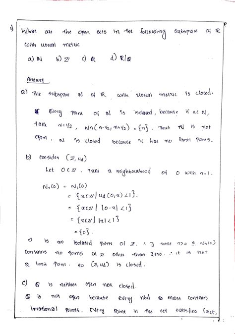 Real Analysis Studocu