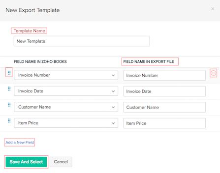 Export Data Help Zoho Books