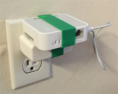 Tp Link Travel Router Bracket By Swimfar Download Free Stl Model Printables Com