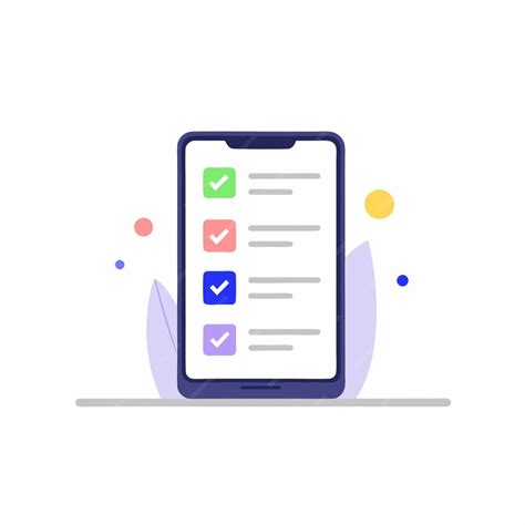 Premium Vector Completed Sign For Ui Checkmark Checklist Icon Ui Illustration Application Form