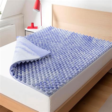 2 Inch Queen Purple Memory Foam Mattress Topper Cooling Gel Foam
