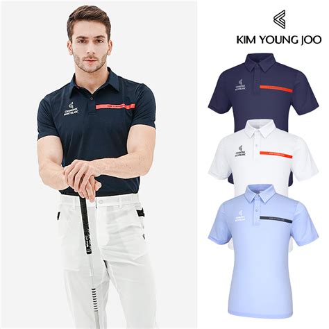 [핫딜] 김영주 남성 골프웨어 여름 에이지 냉감 쿨링 기능성 Pk피케 반팔 카라 티셔츠 스포츠 상의 딜팡 골프용품 전문쇼핑몰