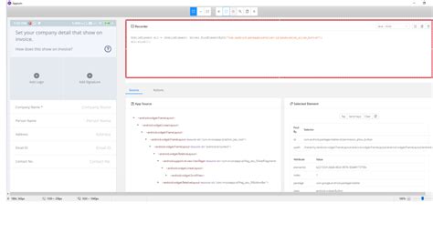 5 Recorder In Appium Inspector