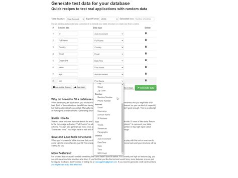 绝了！一次性掌握 6 种超厉害在线测试数据自动生成神器！ 狂师 博客园
