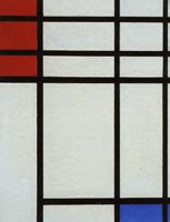 Piet Mondrian Composition With Double Line Unfinished
