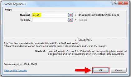 STDEV Function In Excel Formula Examples How To Use STDEV