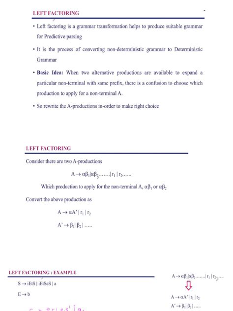 Left Factor 1 Pdf