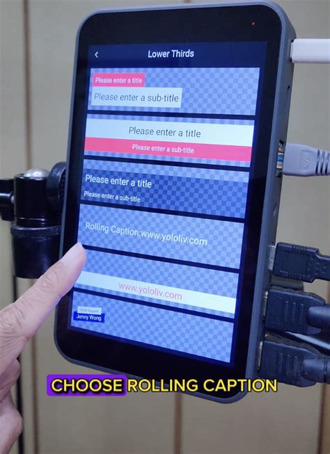 how to add scrolling text to tiktok live using instream