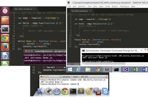 it s just a software issue edge js brings node and together on