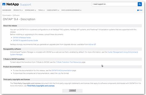 Actualizar Netapp Ontap A 94 Via Gui Blog De Sistemas