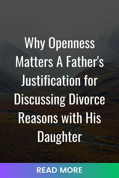 Dad Asks If He S Wrong For Telling His Babe About Why He S Divorcing Her Mother Artofit