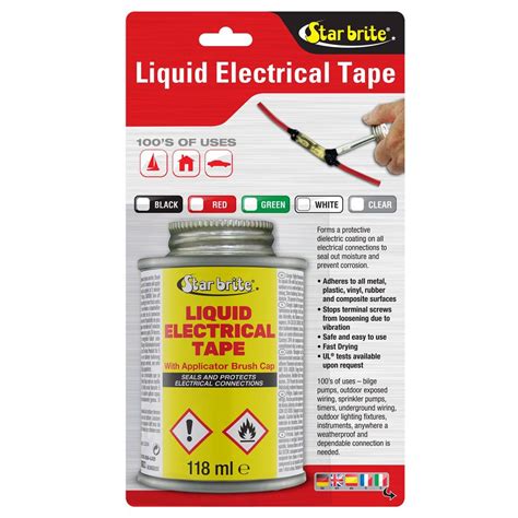 Star Brite Liquid Electrical Tape Color Negro Capacity 118 Ml
