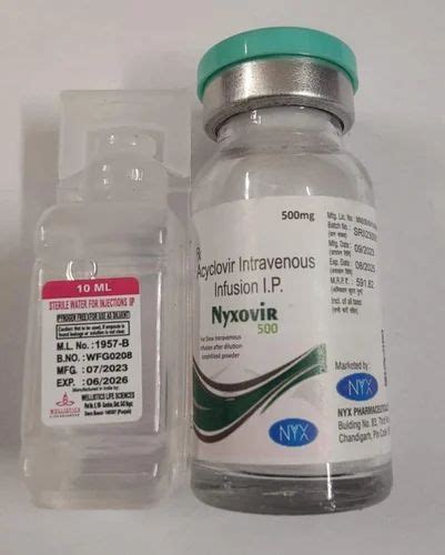 Acyclovir Intravenous Injection Ip 500 Mg At Rs 320piece In Lucknow