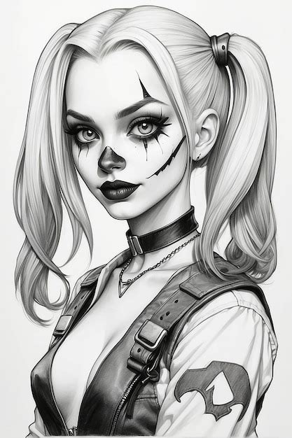 Uma Garota Loira Com Um Taco Nas M Os E Um Traje Do Her I De Quadrinhos Harley Quinn Em Um Fundo