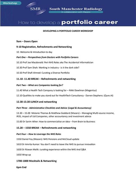 Dr Rizwan Malik On Linkedin Portfoliocareer Workshop Consulting Portfolio Healthtech