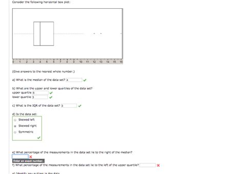 Solved Consider The Following Horizontal Box Plot Give