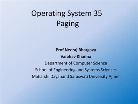 Kalpana Devioperating Systempagingpptx