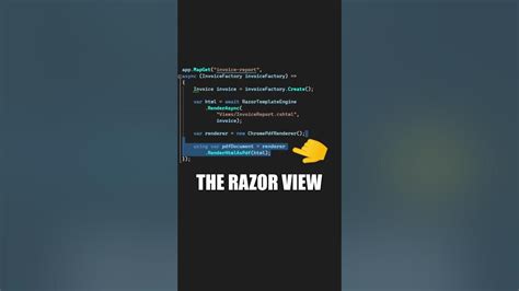 Generate Pdf Documents Using Razor Views Youtube