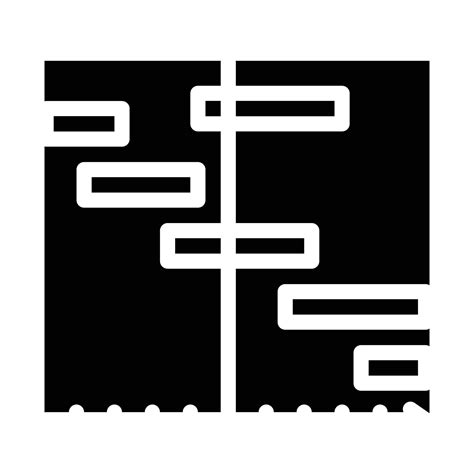 Separation Of Tasks Glyph Icon Vector Illustration 17291627 Vector Art