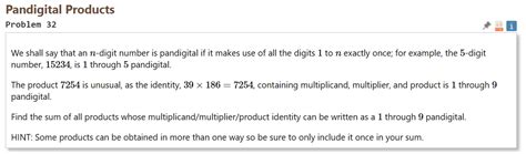 Python Project Euler Problem 32 Shortening A Lengthy If And