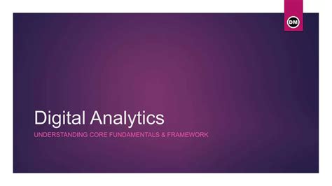 Data Framework Fundamentals Ppt