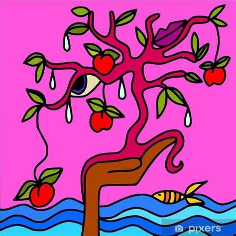 Poster Apfelbaum Pixersat