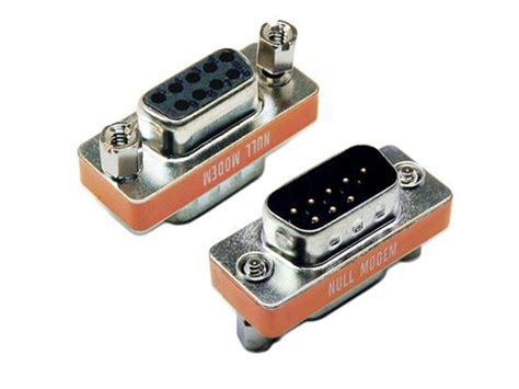 Dynamix Db9 Null Modem Adaptor Db9 Male Female Connectors
