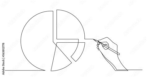 Continuous Line Drawing Vector Illustration With Fully Editable Stroke