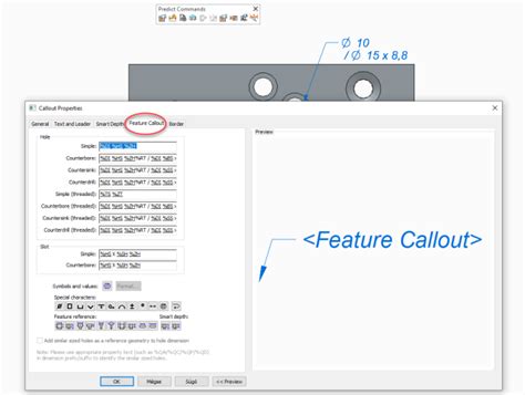 Feature Callout In Pmi Not Working On Part Level