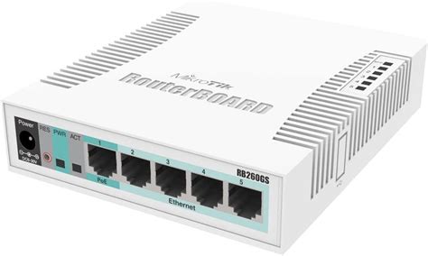 Mikrotik Routerboard 260gs 5 Port Gigabit Sfp Switch Manageable With