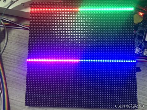 hub75点屏（32扫） esp32 hub75 csdn博客