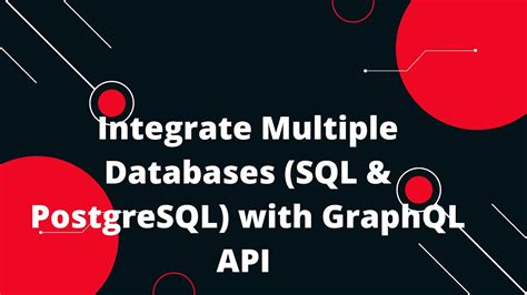 Nodejs Graphql Api Tutorial 12 🌐 Connect Multiple Databases Sql And Postgresql To Graphql Node