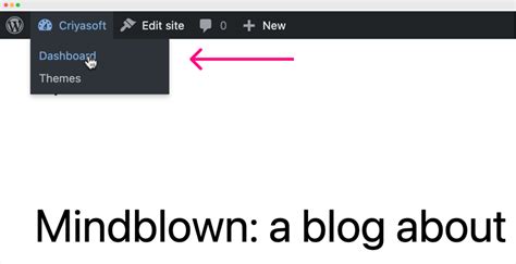 How To Move Back And Forth Between The Frontend And Backend Of Your Wordpress Site