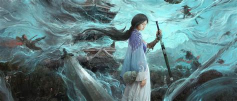 Цифровой иллюстратор Liu Xuan