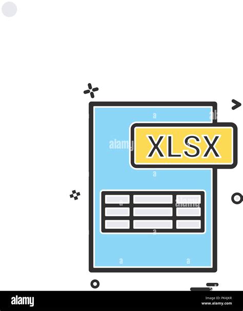 Xlsx File Stock Vector Images Alamy