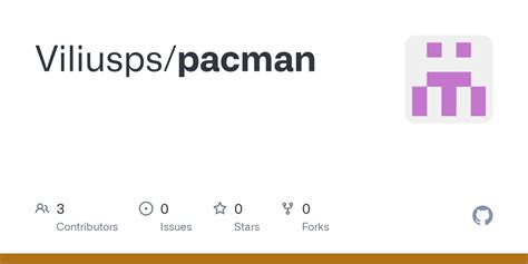 Github Viliusps Pacman