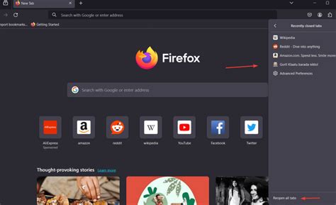 How To Reopen Closed Windows Or Tabs In Firefox H2s Media