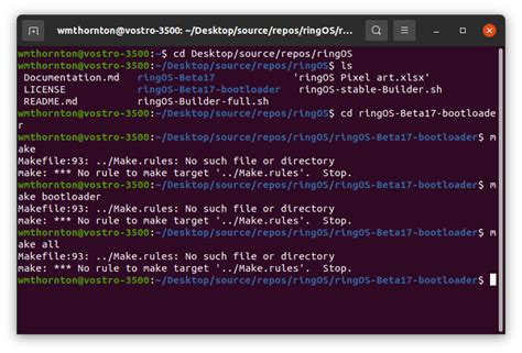 Unable To Build RingOS Beta Image From Existing Makefile Issue RingwormGO Organization