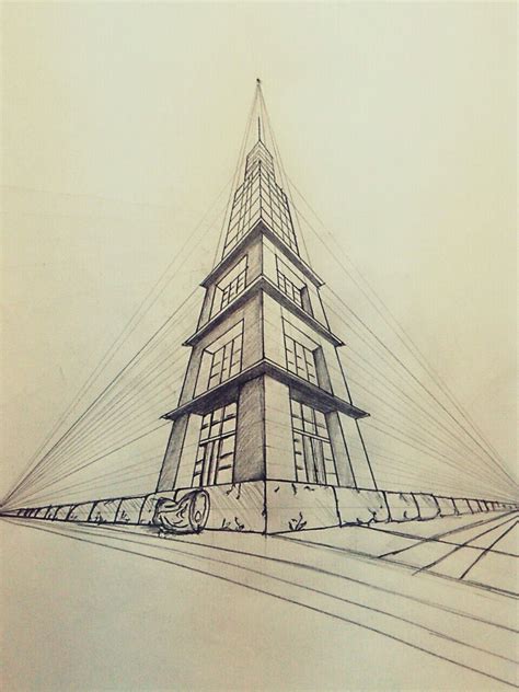 3 Point Perspective Architecture Drawing Perspective Drawing Architecture Perspective Drawing