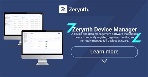 zerynth device manager zerynth industrial iot and ai platform