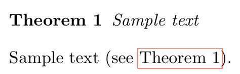 Theorems Hyperref And Theoremref Conflict TeX LaTeX Stack Exchange