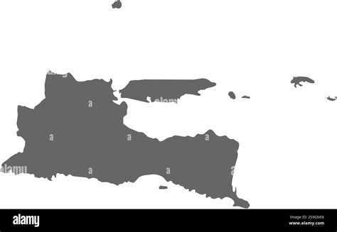 Map Of East Java A Province Of Indonesia Stock Vector Image And Art Alamy