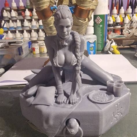 Slave Princess Stl File 3d Digital Printing Movie Characters Figures Etsy