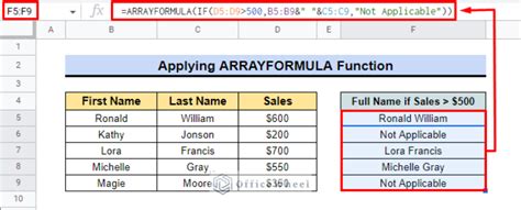 How To Concatenate Values For IF Condition In Google Sheets
