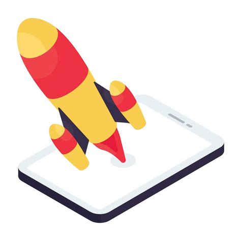 Conceptual Isometric Design Icon Of Rocket 36589833 Vector Art At Vecteezy