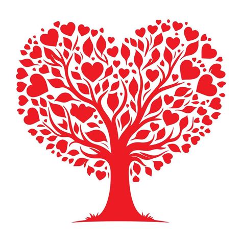 Tree Of Life Heart Vector Art Icons And Graphics For Free Download