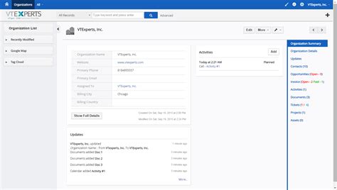 vtiger related record counts extension for vtiger